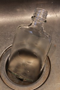 How-to: Etched Shamrock Flask & Pint Glass