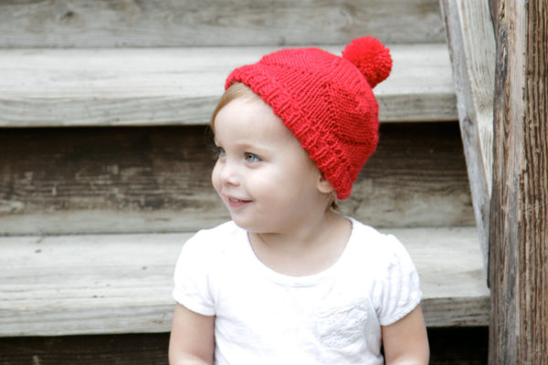 Red Hats for Newborns + A Free Pattern | Hands Occupied
