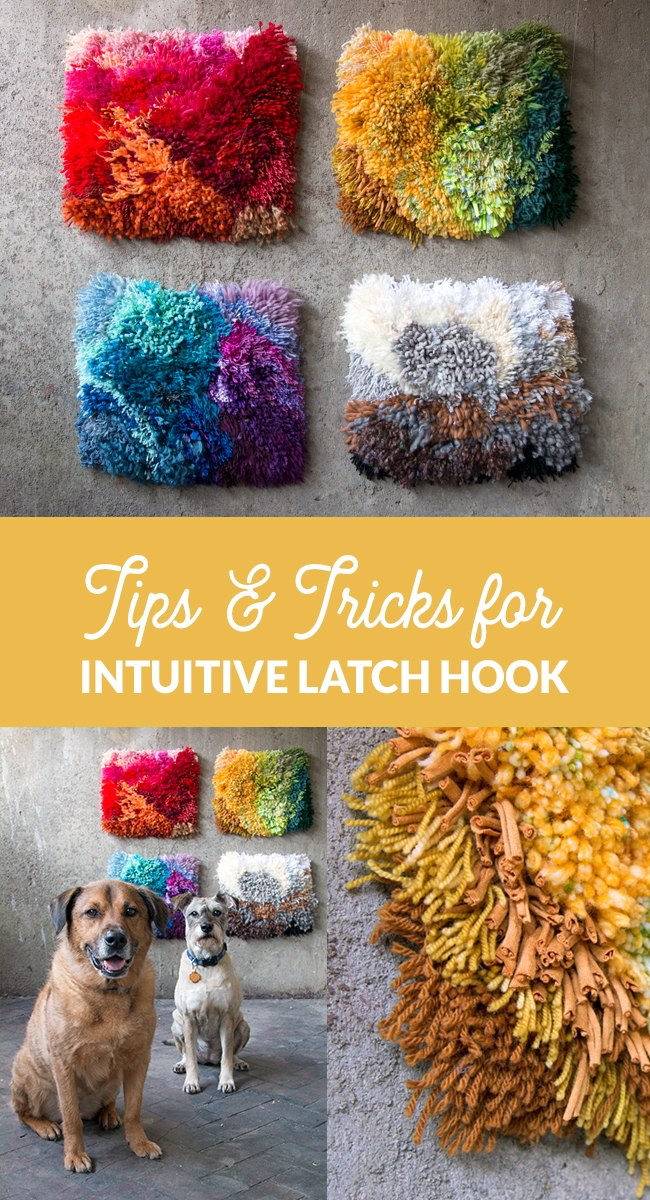 Latch (Hook) the Rainbow – Intuitive Latch Hook Tutorial | Hands Occupied